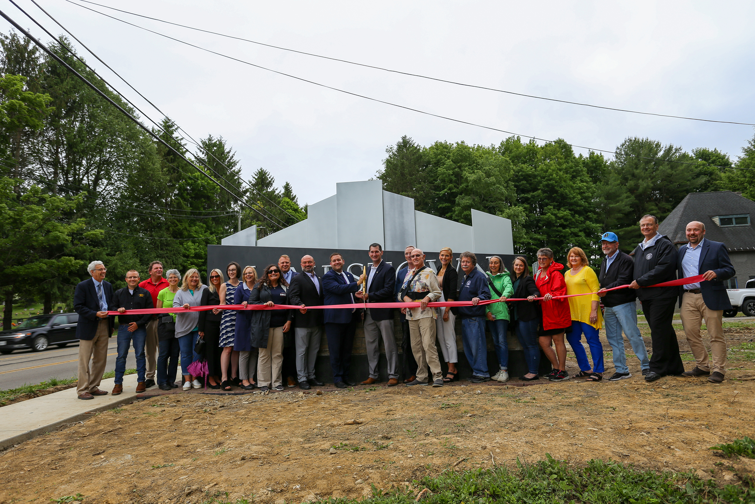 New City Entrance Sign Is Dedicated | News, Sports, Jobs - Post Journal